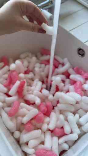 I Tried Dissolving Packing Peanuts — Here's What Happened