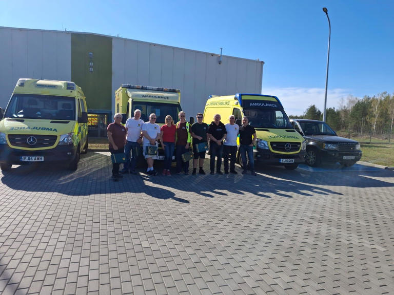 Leamington aid campaign delivers ambulances and Easter gifts to Ukraine