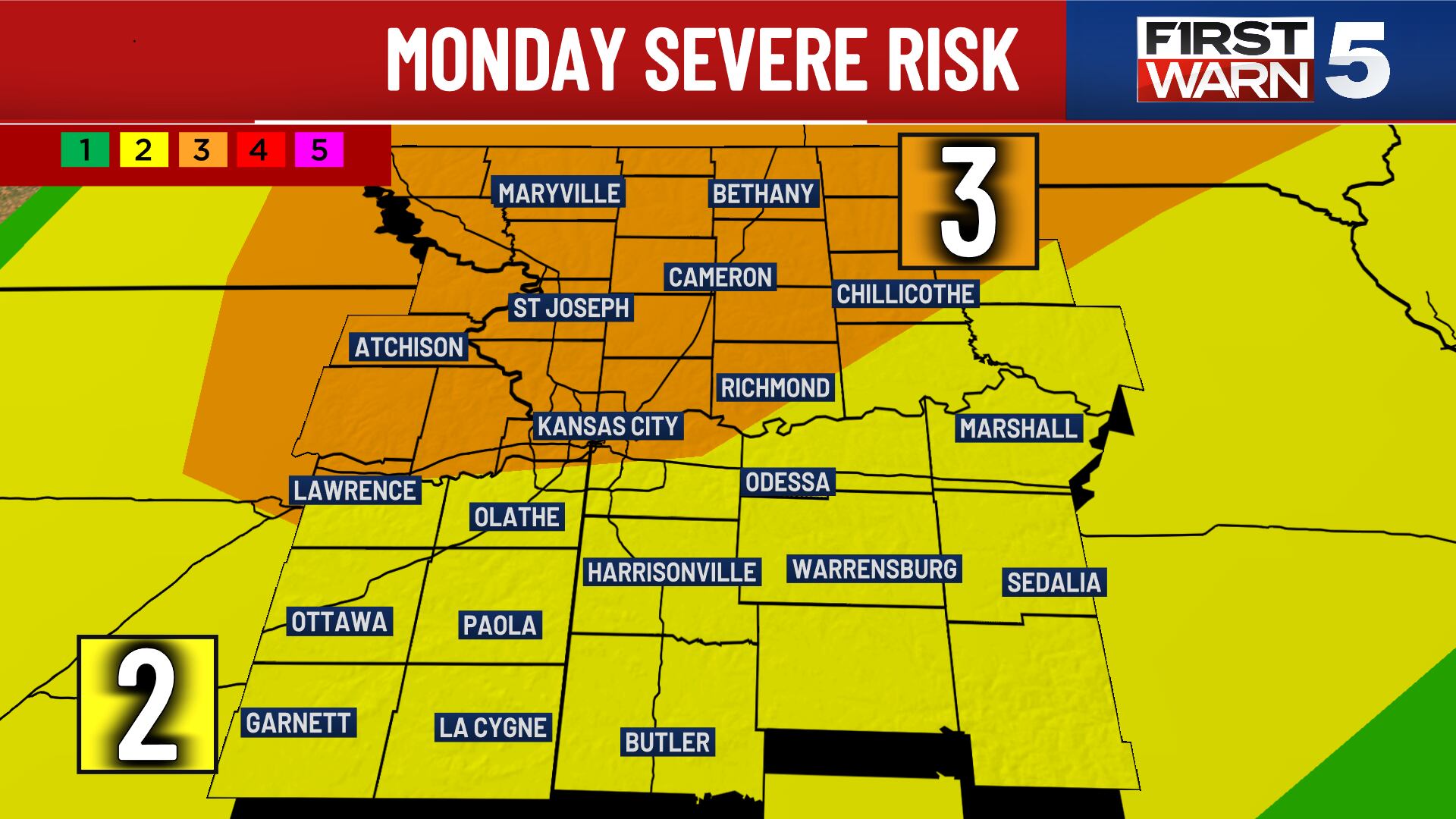 FIRST WARN WEATHER DAY: Warm day ahead of severe storms this evening ...