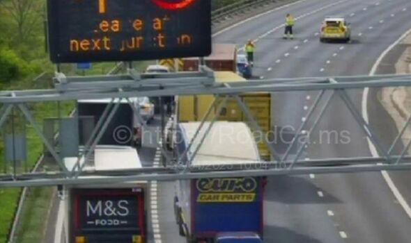 M1 crash RECAP: Major road closed with 'all traffic held' for miles