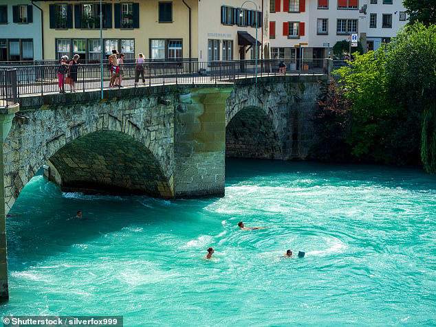 The amazing way Swiss workers commute home from the office in the summer