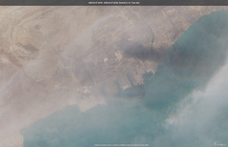 Satellite Images Show Massive Blaze After Devastating Iran Blast