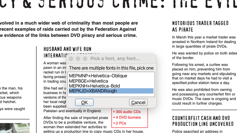 You wouldn't steal a font: Famous anti-piracy campaign may have used ...