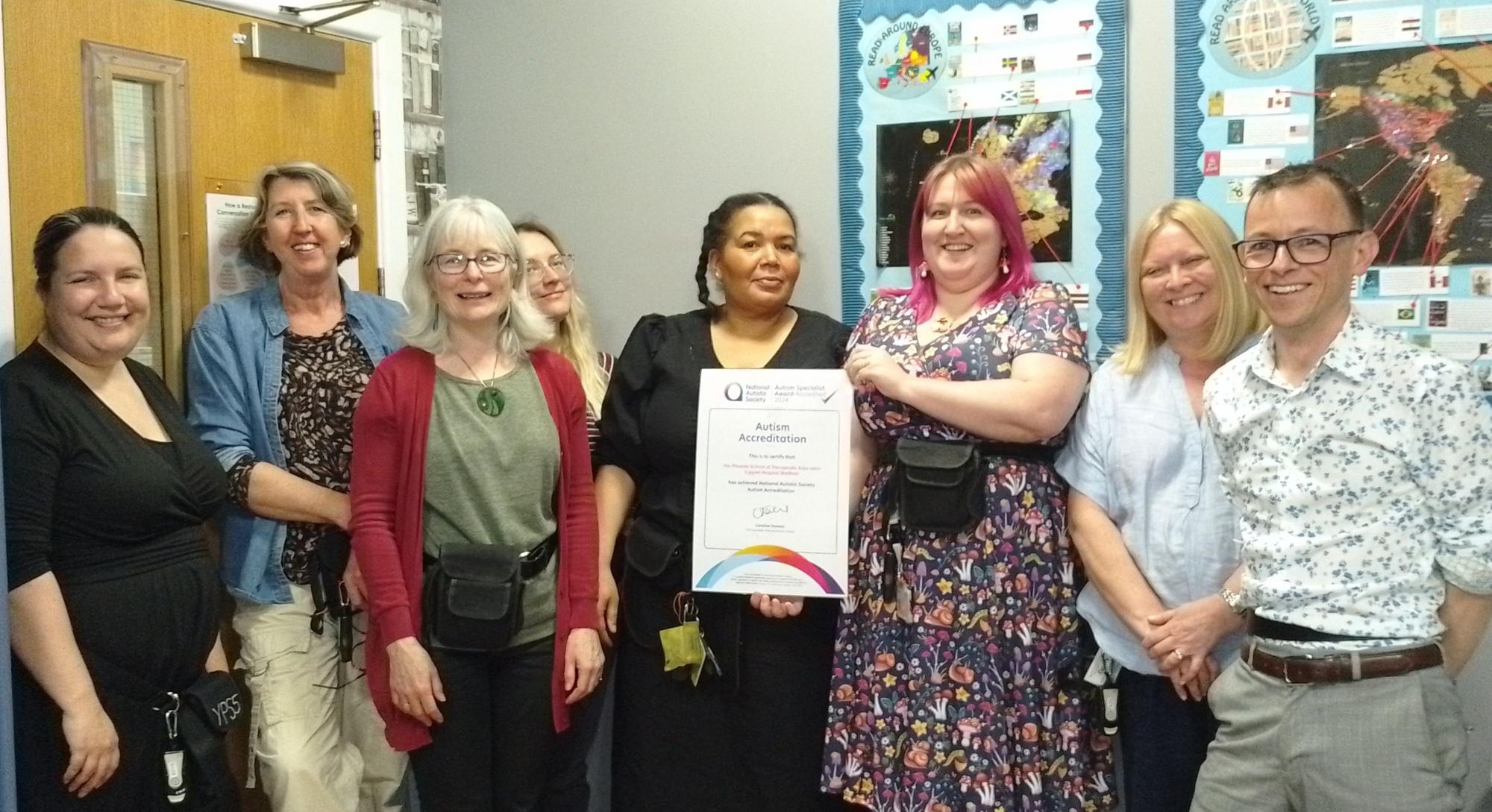 Phoenix School receives National Autistic Society Accreditation