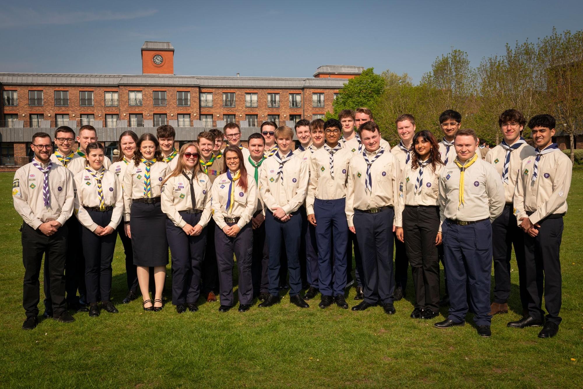 Chief Scout, Dwayne Fields congratulates Scouts from Yorkshire on ...
