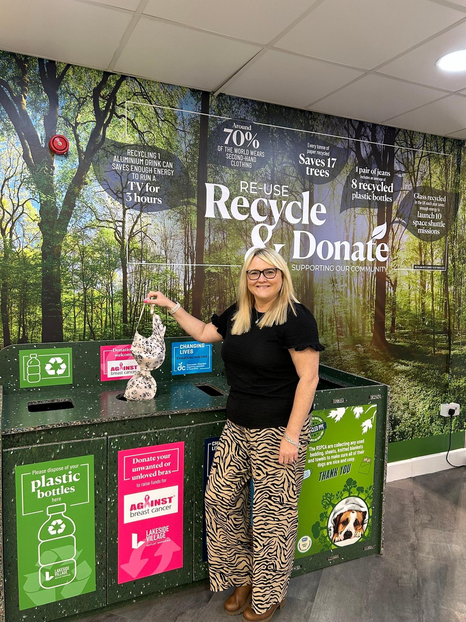 New recycling area opens at Lakeside Village