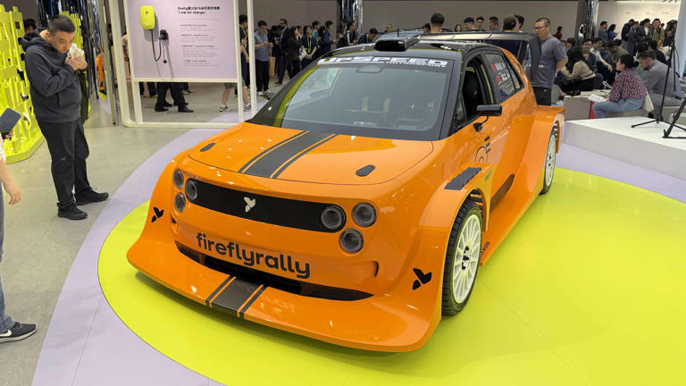 We are desperate to see Nio’s bonkers Firefly rally car compete in the WRC