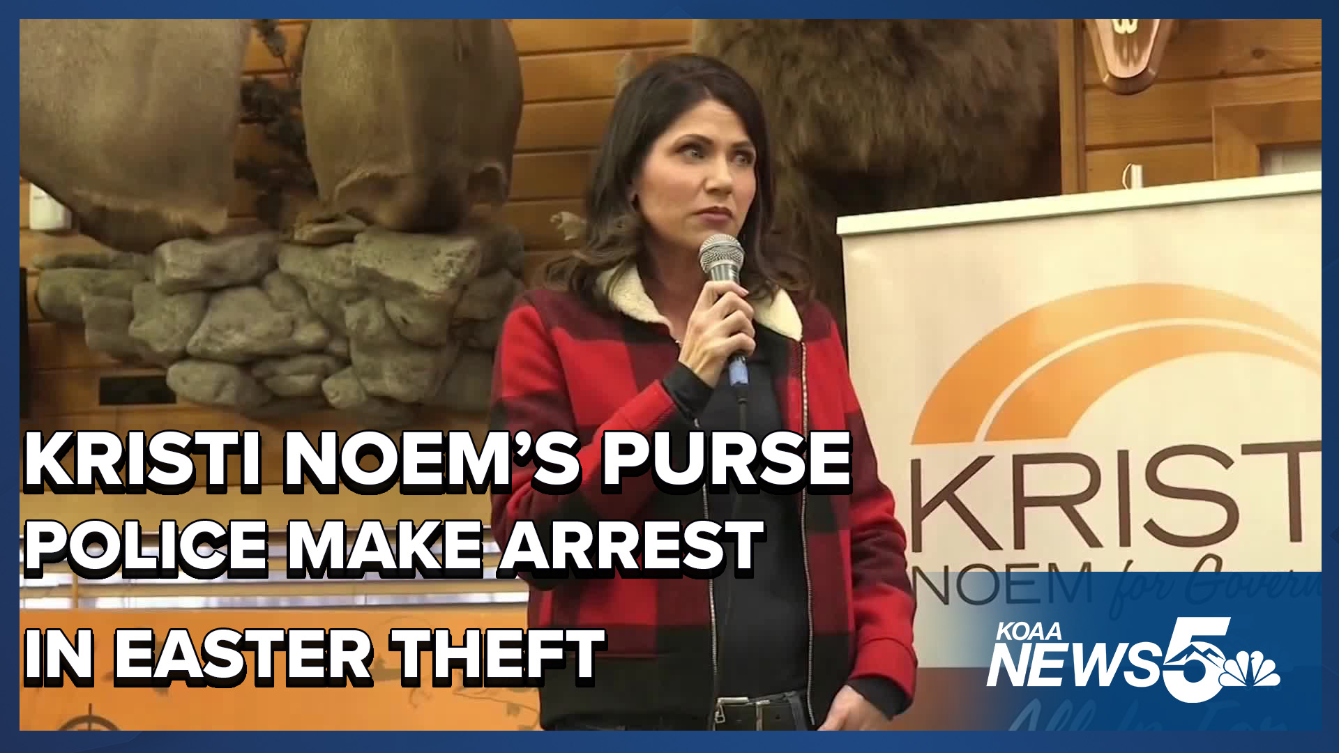 Arrest Made in Kristi Noem's Stolen Purse Case: What We Know