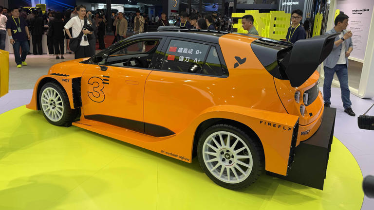 We are desperate to see Nio’s bonkers Firefly rally car compete in the WRC