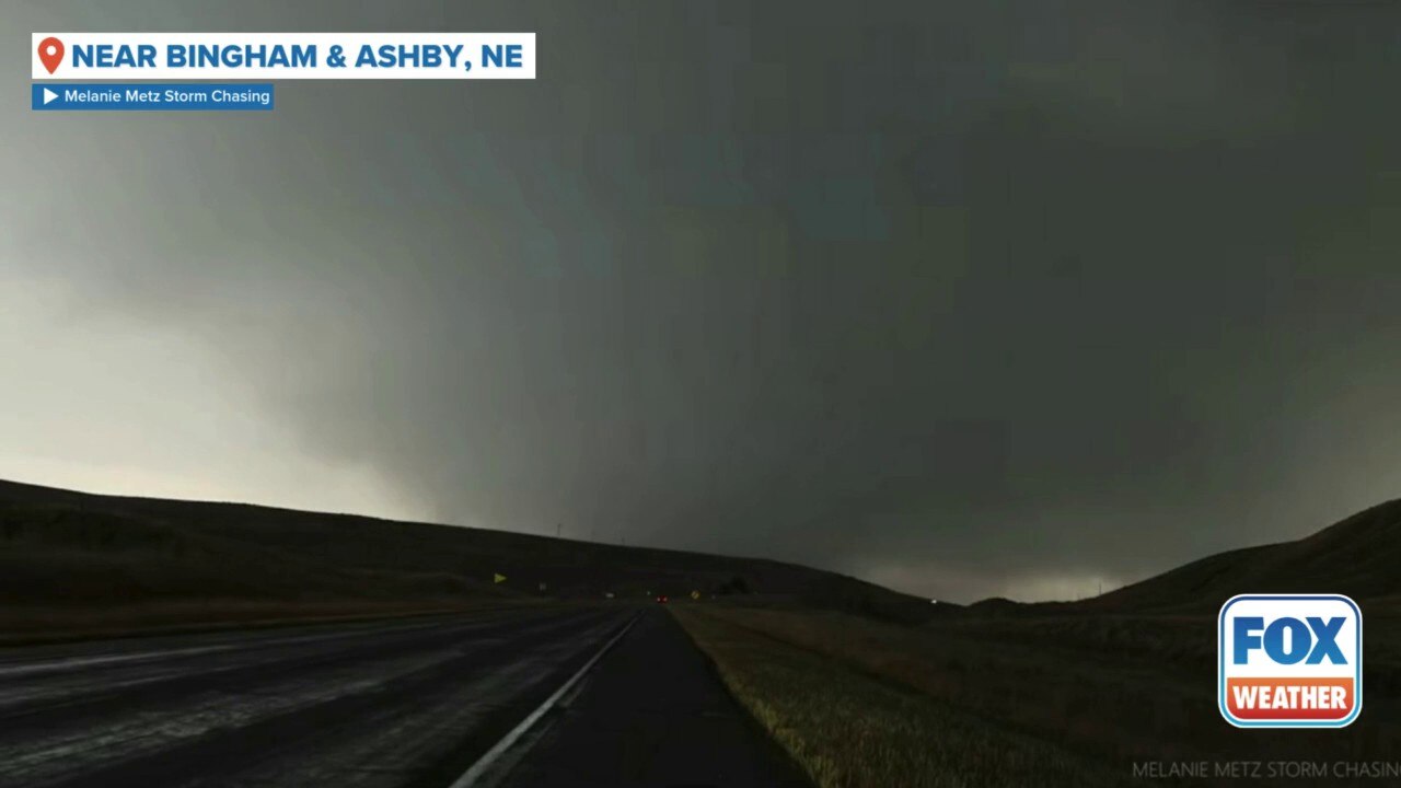Watch: Massive wedge tornado spins across Nebraska landscape