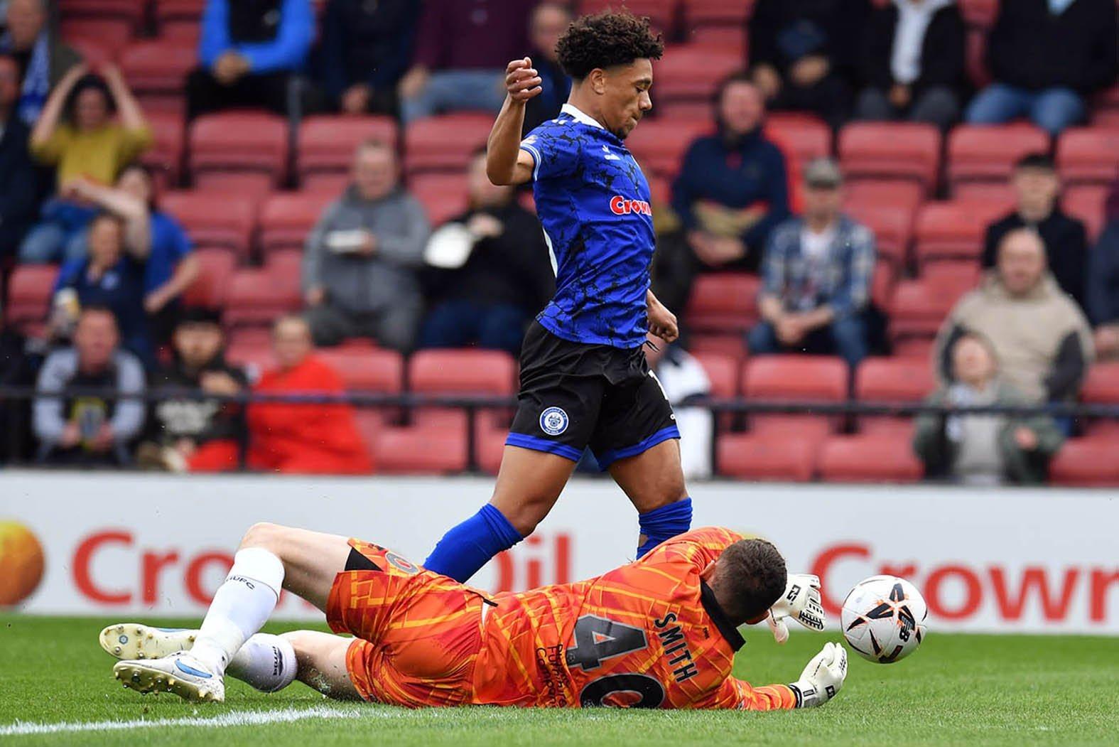 Hartlepool United head coach defends goalkeeper Adam Smith after error ...