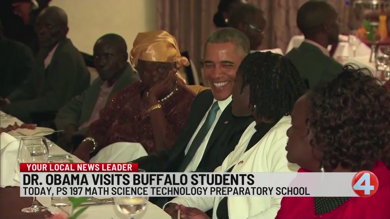 President Barack Obama's sister speaking at BPS school