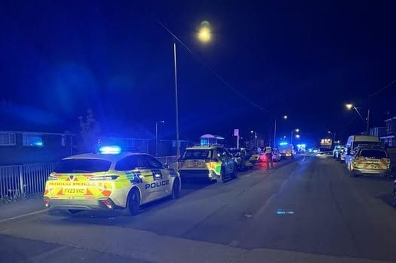 Two taken to hospital after van flips onto its roof