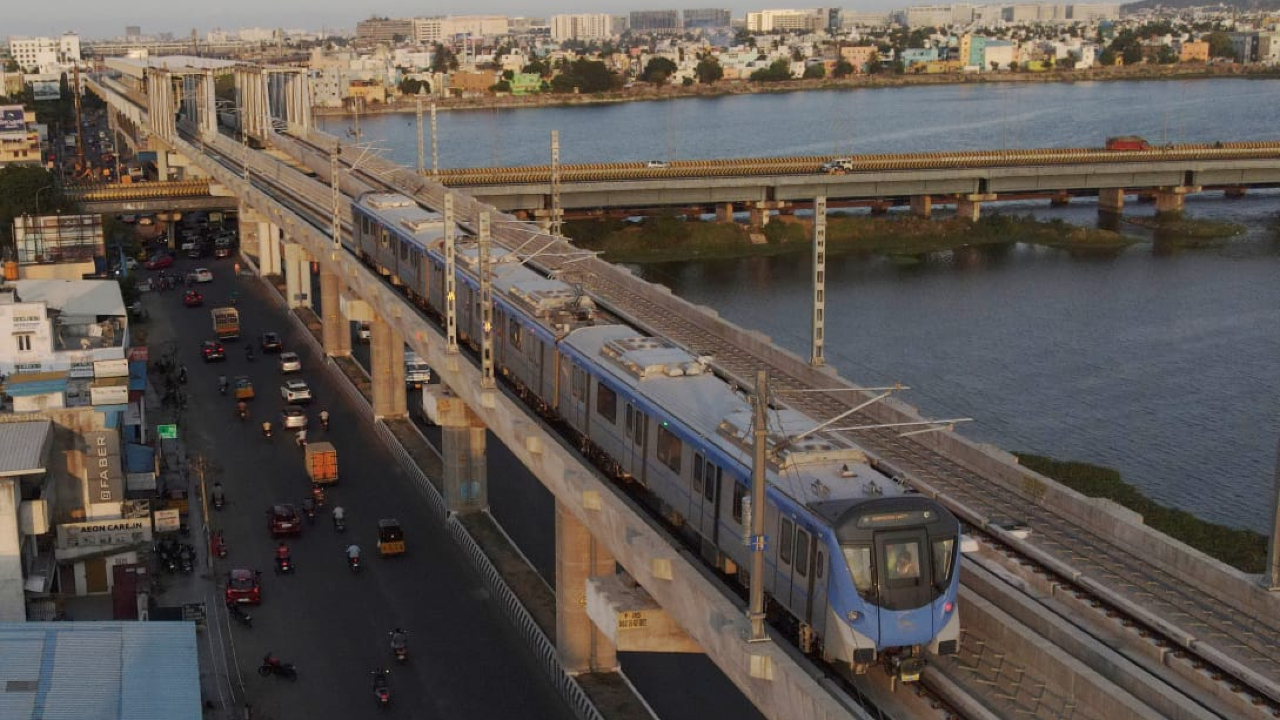 Chennai Metro Rail conducts trial run of driverless train up to Porur ...