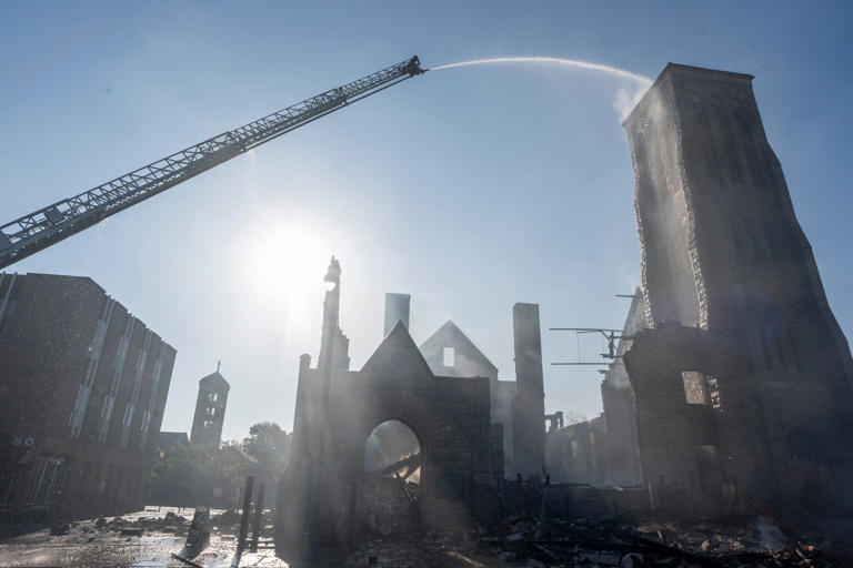 Fire destroys historic Clayborn Temple in Downtown Memphis Monday