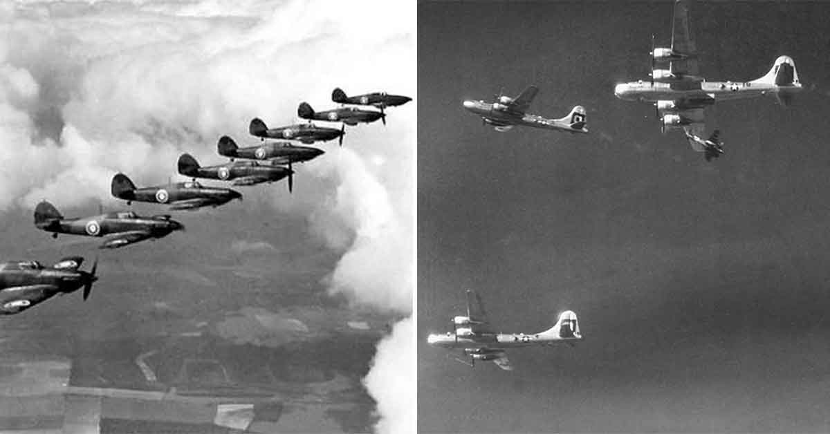 24 Fascinating Photos of WWII Air Battles and Dogfights