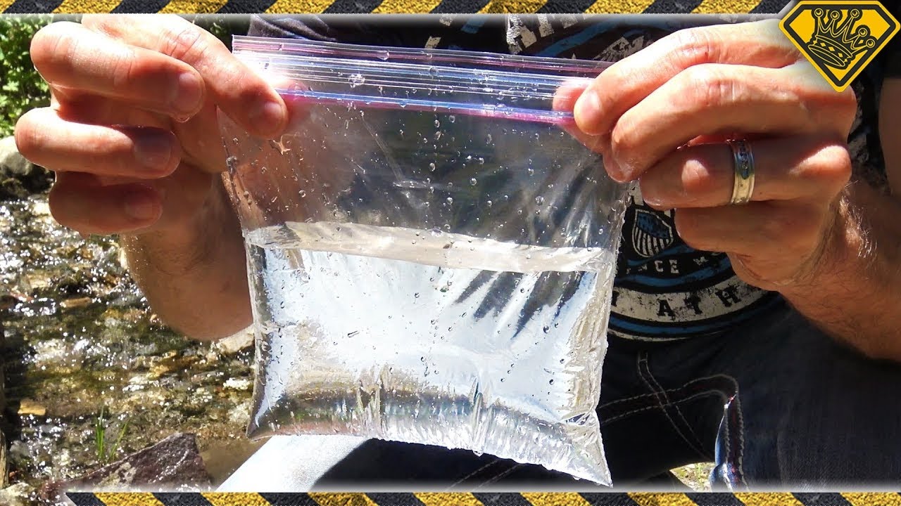 Starting a fire using just a sandwich bag: The team experiments