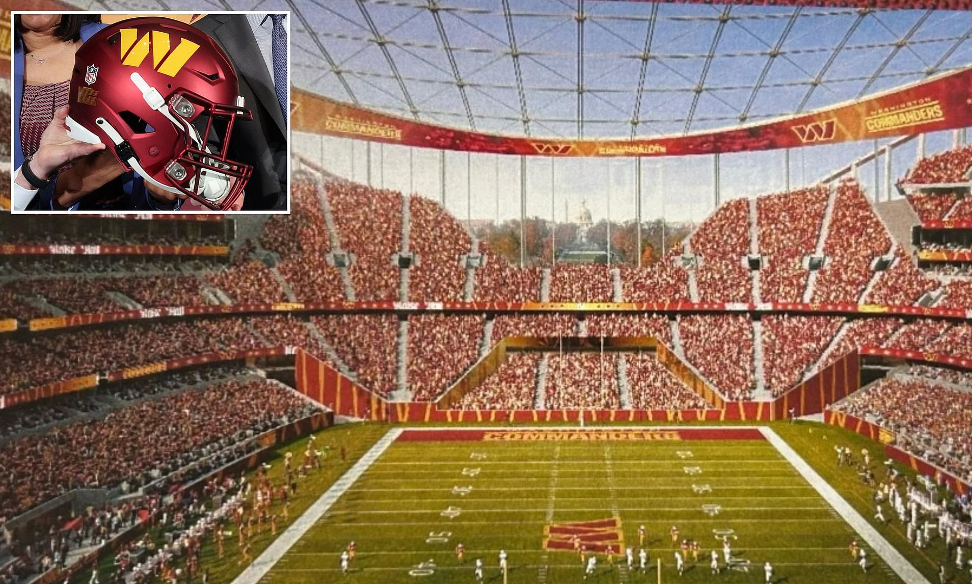 Stunning image of Washington Commanders' new $3.7bn stadium emerges ...