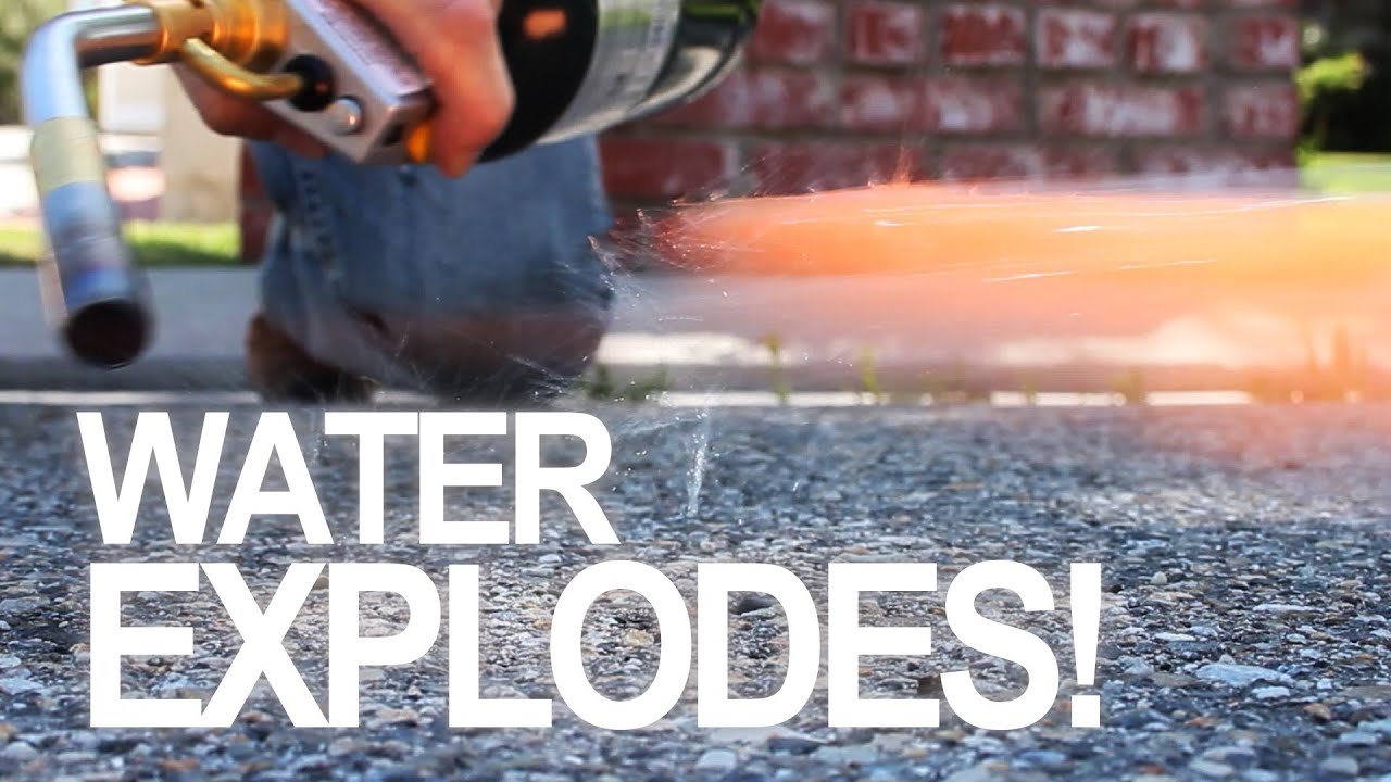 Exploding Water? The Science Explained