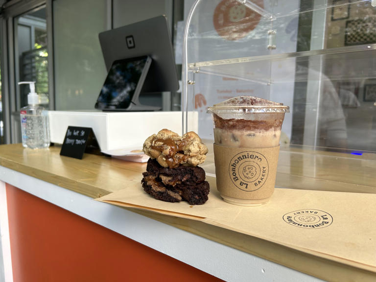 La Bonbonniere Bakery brings giant, over-the-top cookies to a tiny walk ...