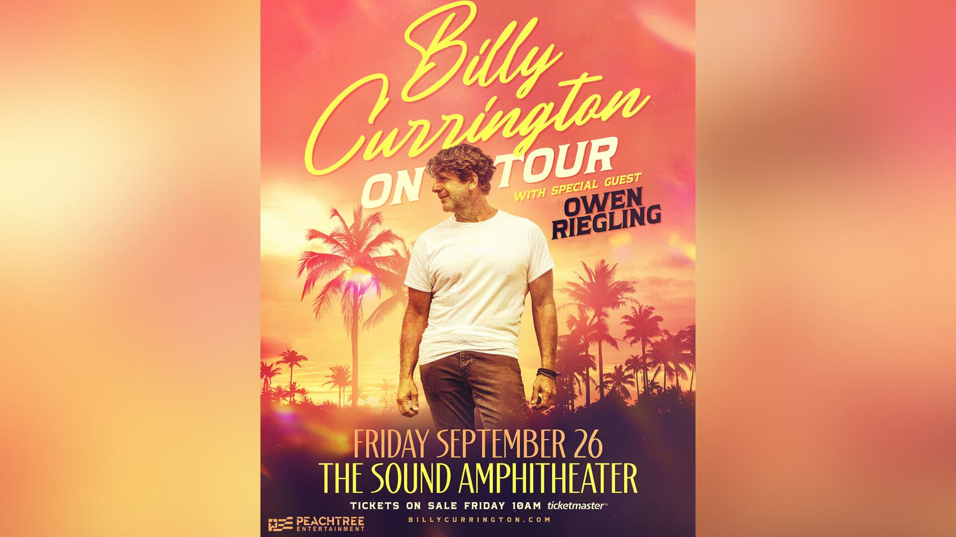 Country singer Billy Currington to perform on the Coast