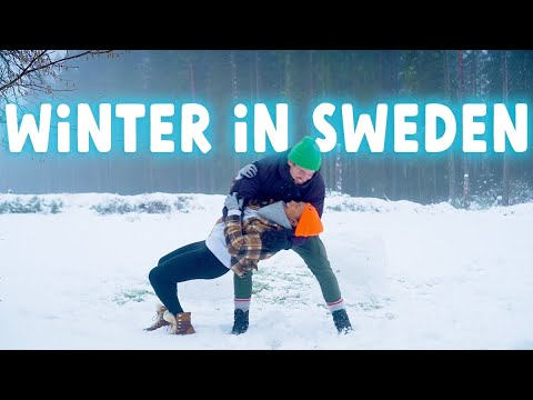Experiencing our first snowy winter in Sweden as we learn to adapt