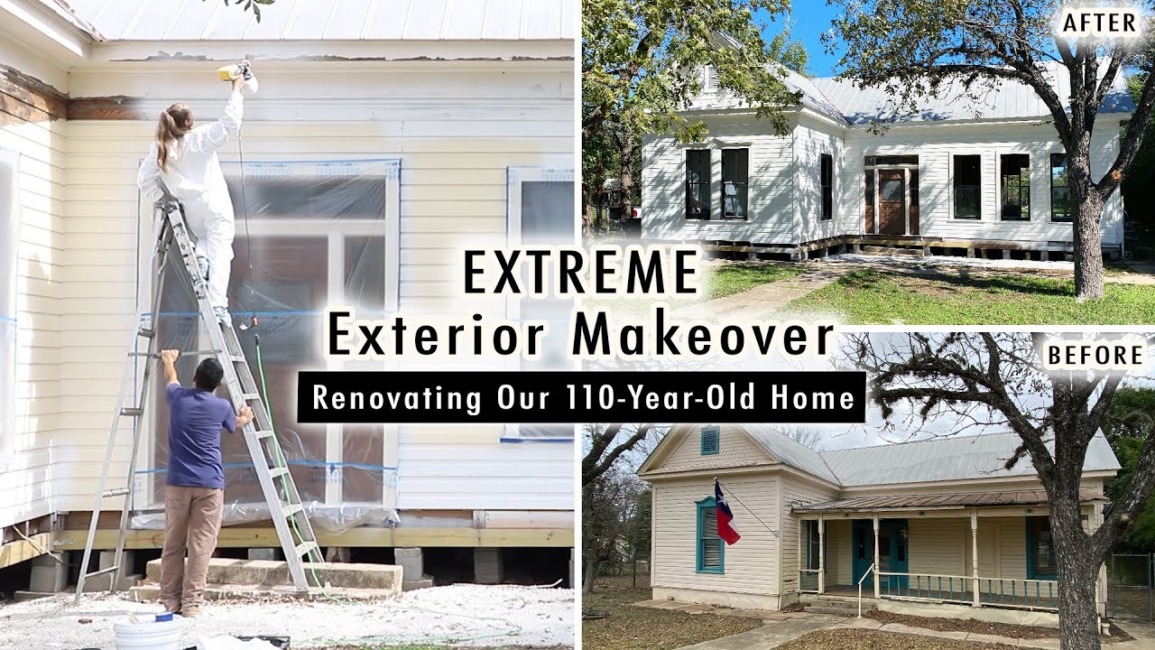 See This Dramatic Exterior DIY Home Transformation