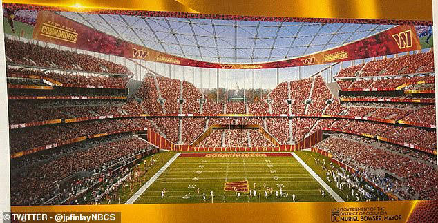Stunning image of Washington Commanders' new $3.7bn stadium emerges ...
