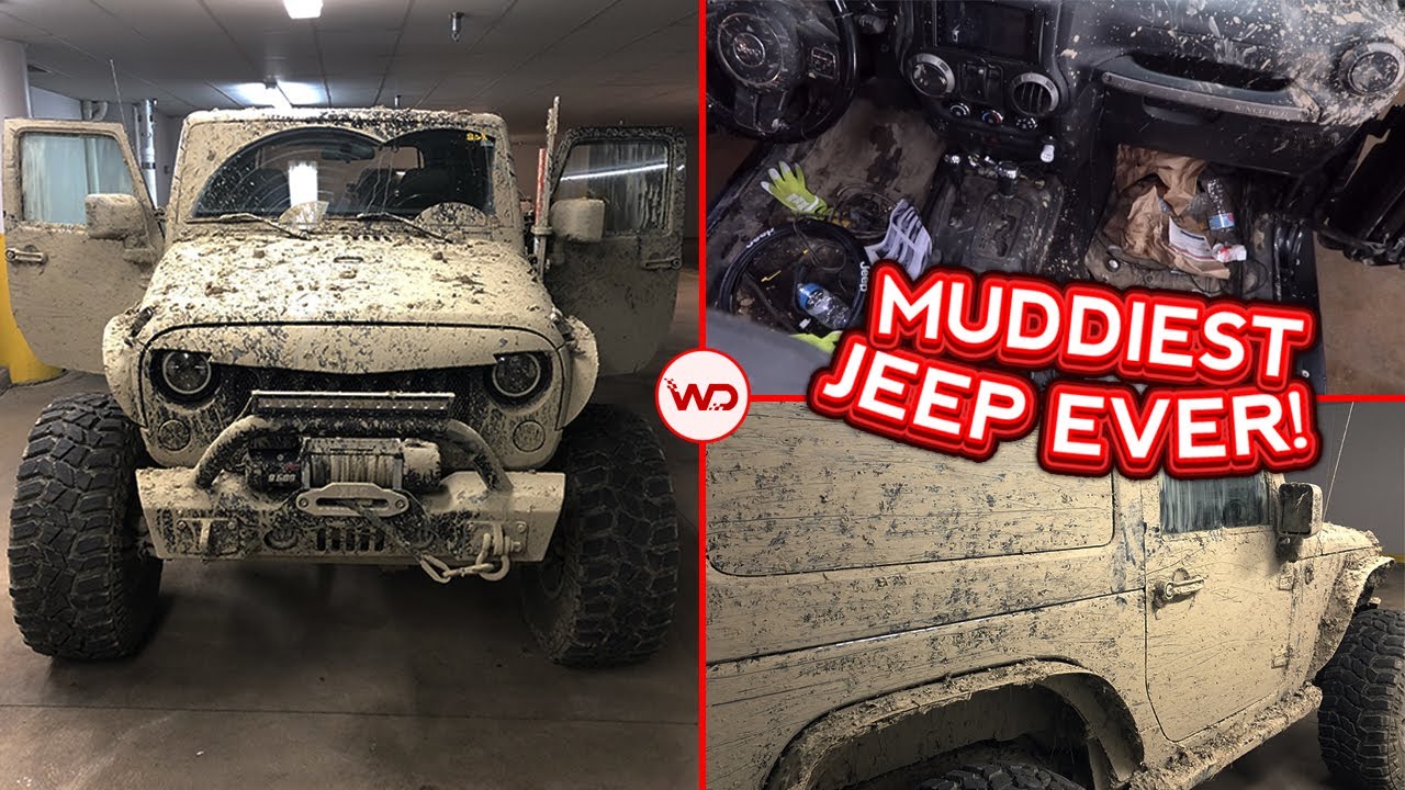 Extreme deep cleaning the muddiest Jeep Wrangler