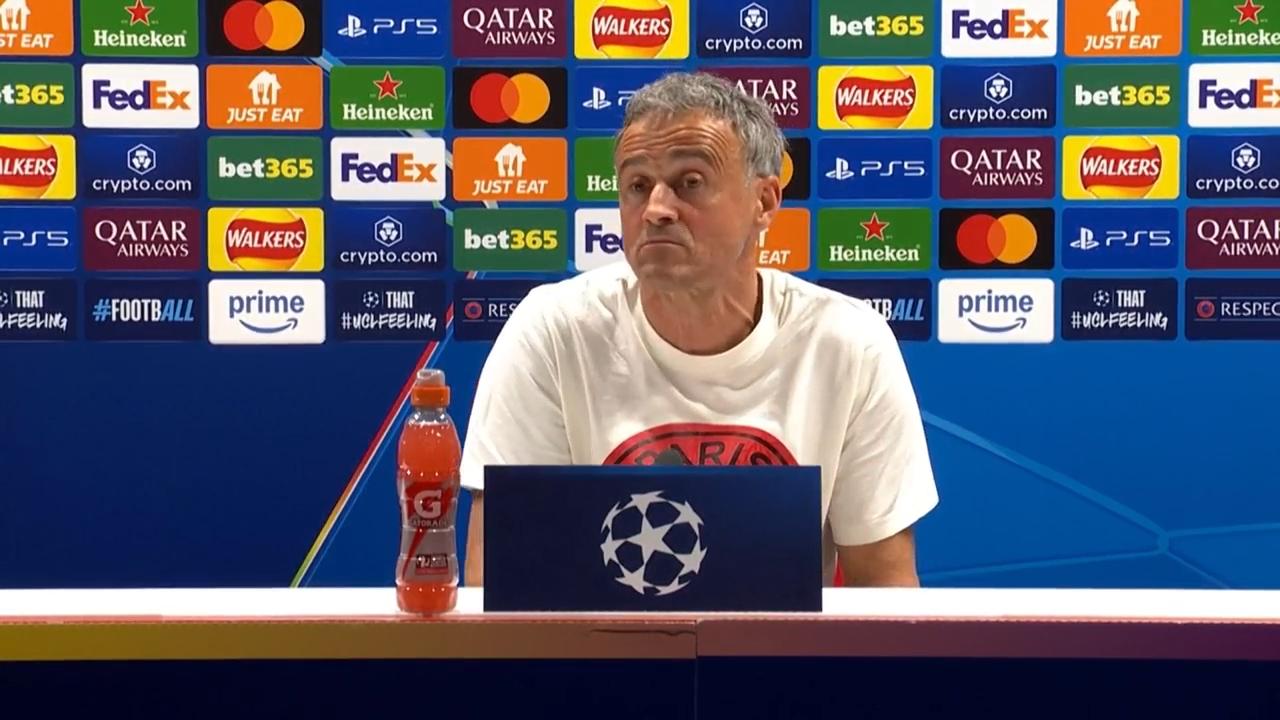 "We are full confidence" - Luis Enrique ahead of Arsenal in UCL semis
