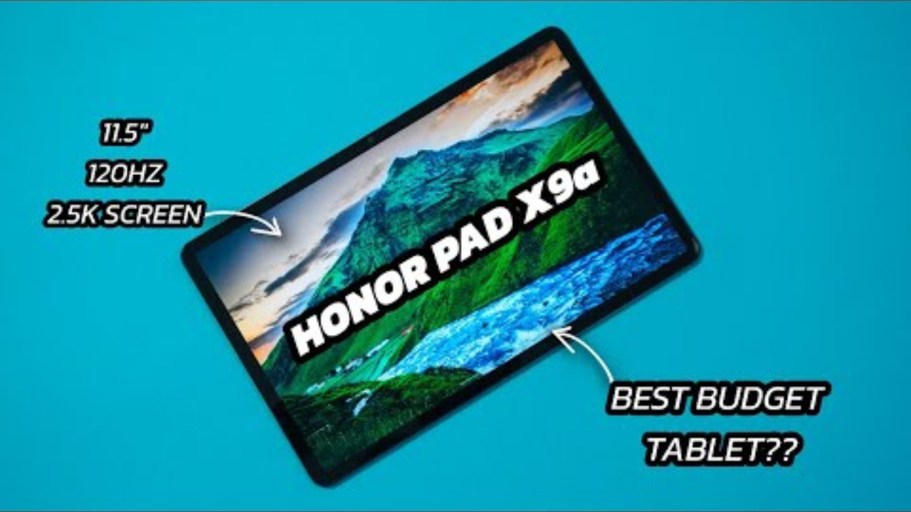 Honor Pad X9a Review – 11.5' 120Hz Tablet Under $200! ¦ Android 15 + AI ...