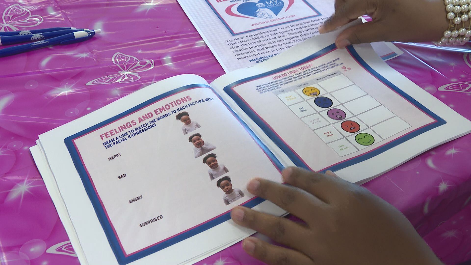 Family creates book to help children understand grief