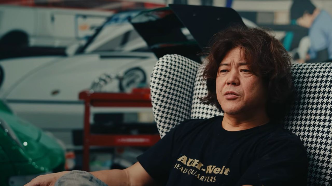 Car World Legend Akira Nakai Doing Live Porsche Build at NY Auto Show