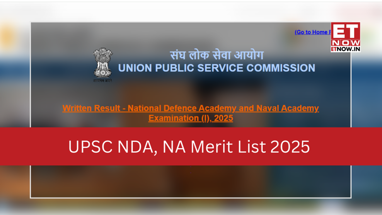 UPSC NDA, NA Results 2025 OUT at upsconline.gov.in; How to download merit list PDF