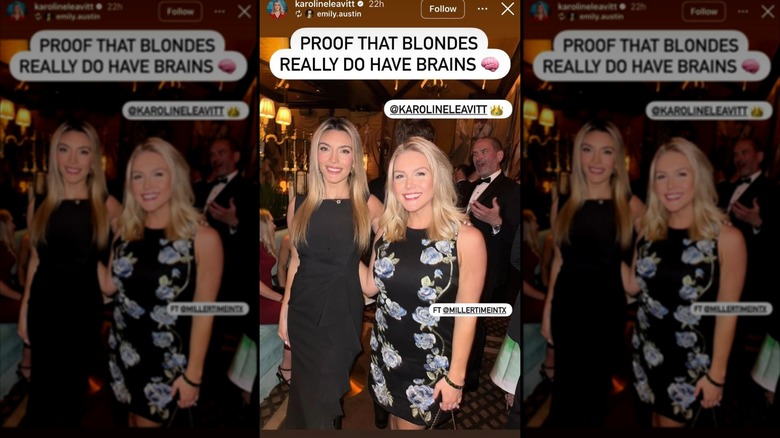 Karoline Leavitt's Gaudy Floral Mini Dress Wasn't Worth The Eye ...