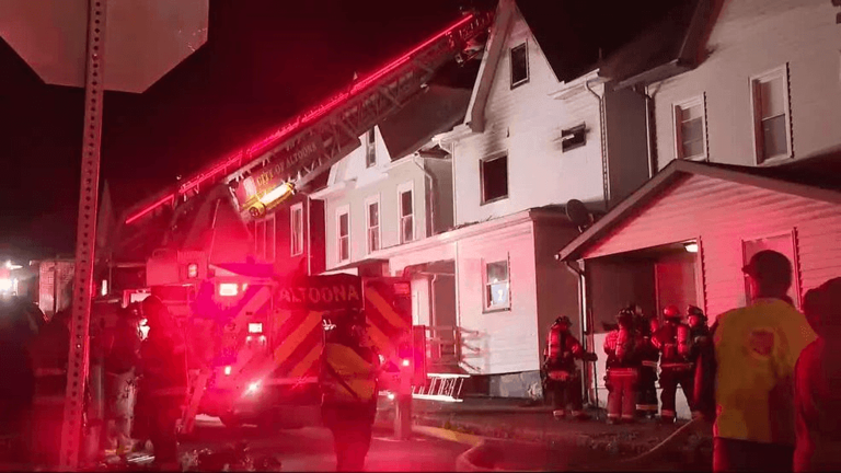 Officials: Woman dead, firefighters injured after late-night house fire in Altoona