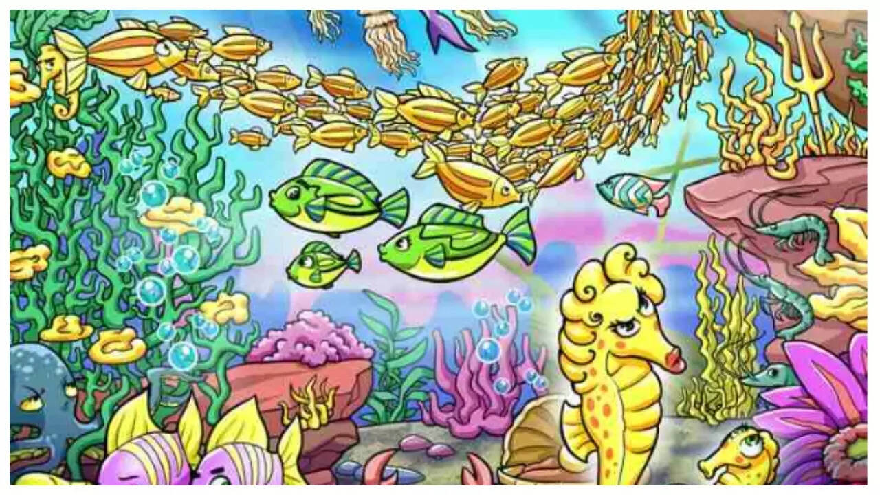 Optical illusion: Only a highly observant person can help this seahorse ...