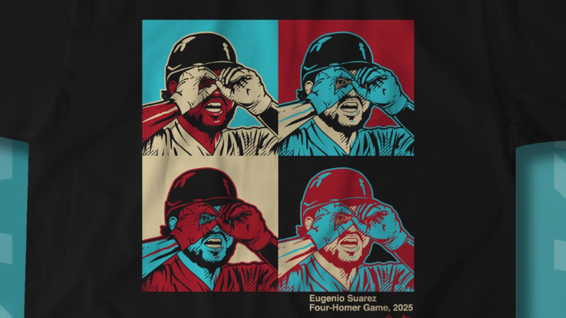 Two new D-backs shirts! Josh Naylor + 4 HR Suarez!