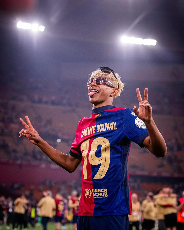 Teenage football prodigy Lamine Yamal criticized for allegedly ...
