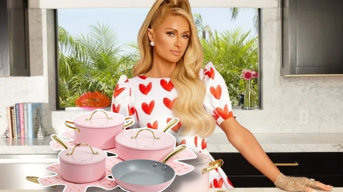 Juego de ollas y sartenes antiadherentes Paris Hilton en oferta en ...