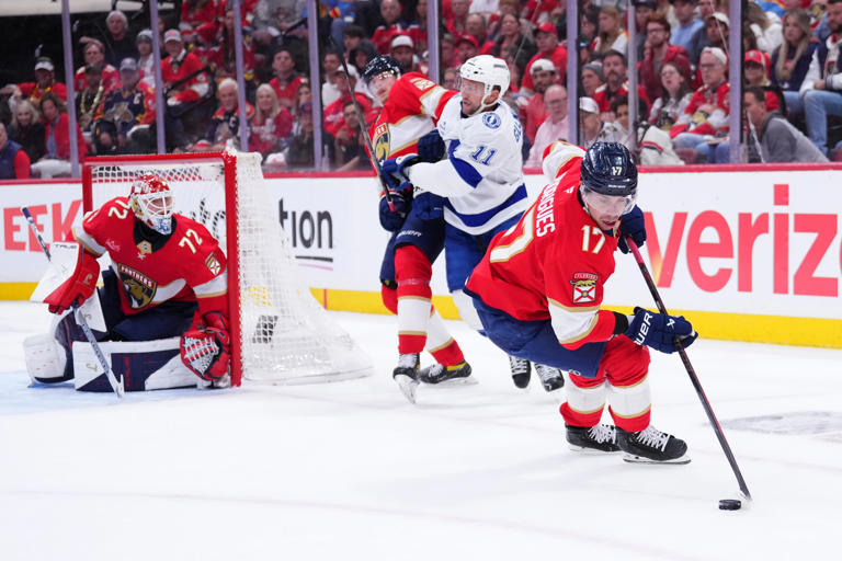 Florida Panthers score twice in 11 seconds to grab playoff victory from ...