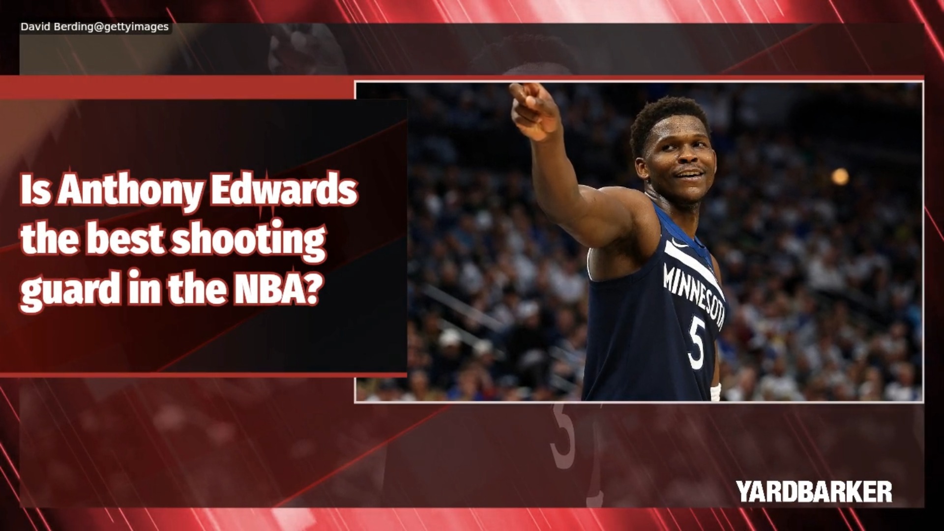 Is Anthony Edwards the best shooting guard in the NBA?