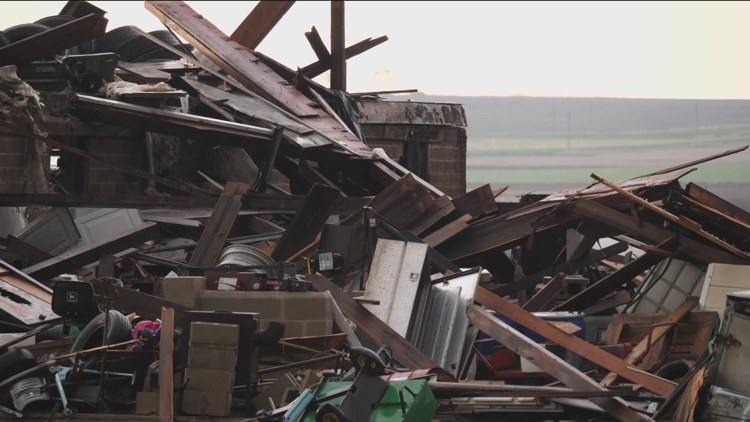 Barn destroyed, trees knocked over as strong storms hit Minnesota