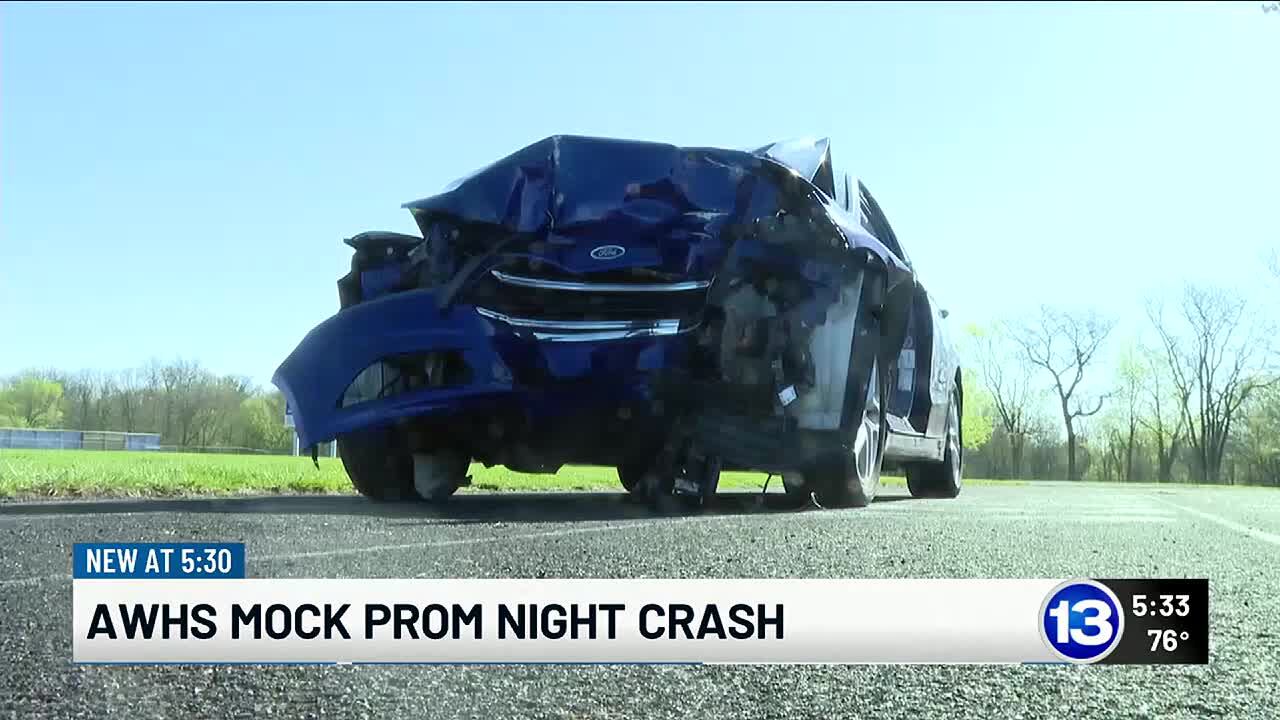 Anthony Wayne HS holds mock prom night crash