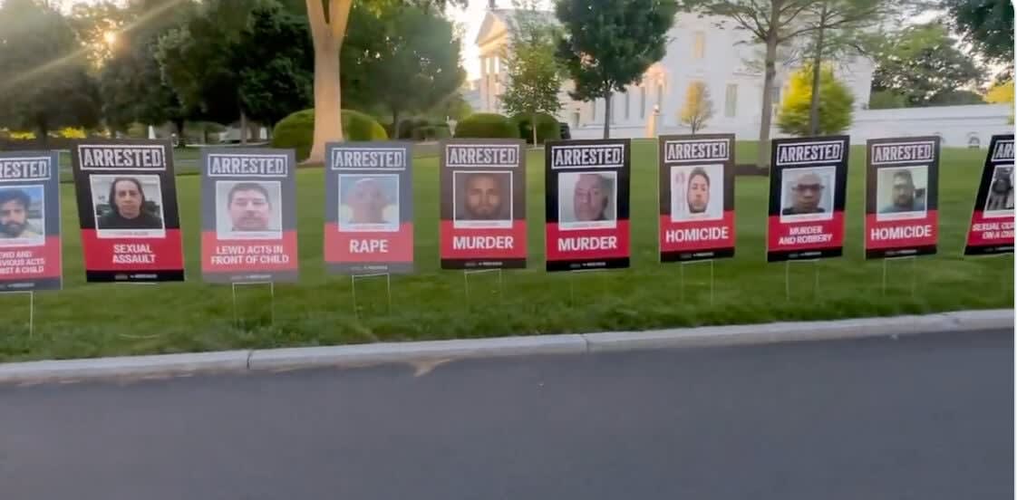 White House posts mugshots of 100 worst criminal noncitizens deported