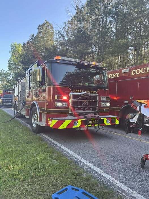 HCFR: 3 hurt after crash involving school bus in Conway