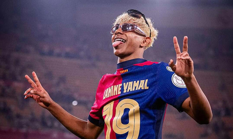 Teenage football prodigy Lamine Yamal criticized for allegedly ...