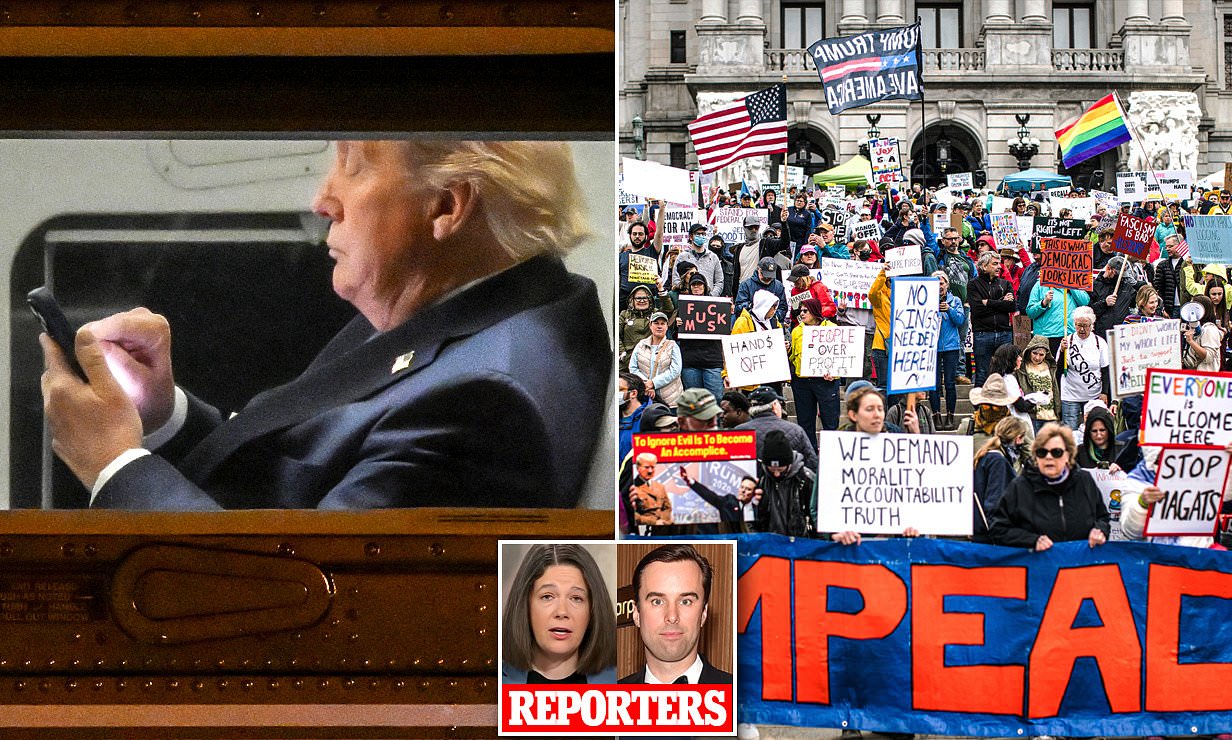 Trump's astonishing late night phone call to political reporters as ...