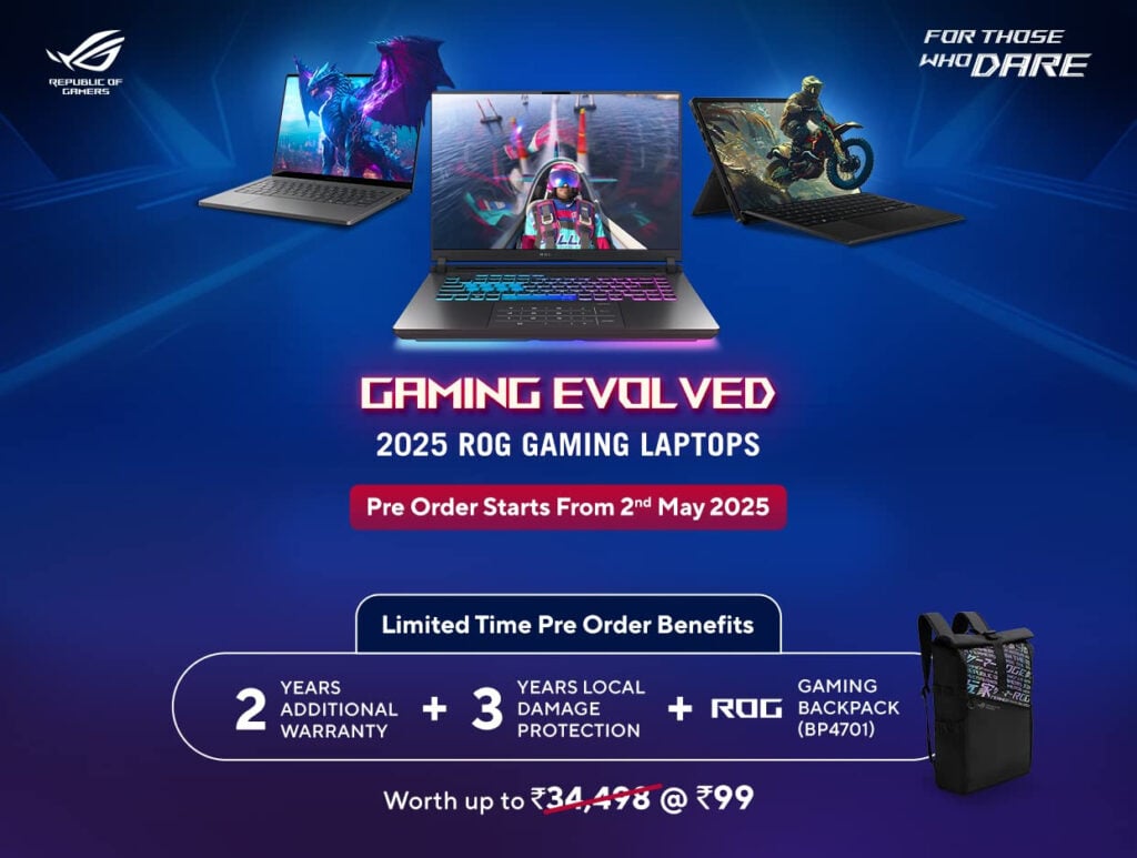 ASUS ROG Zephyrus, Strix, and Flow 2025 Models to Launch in India: RTX ...