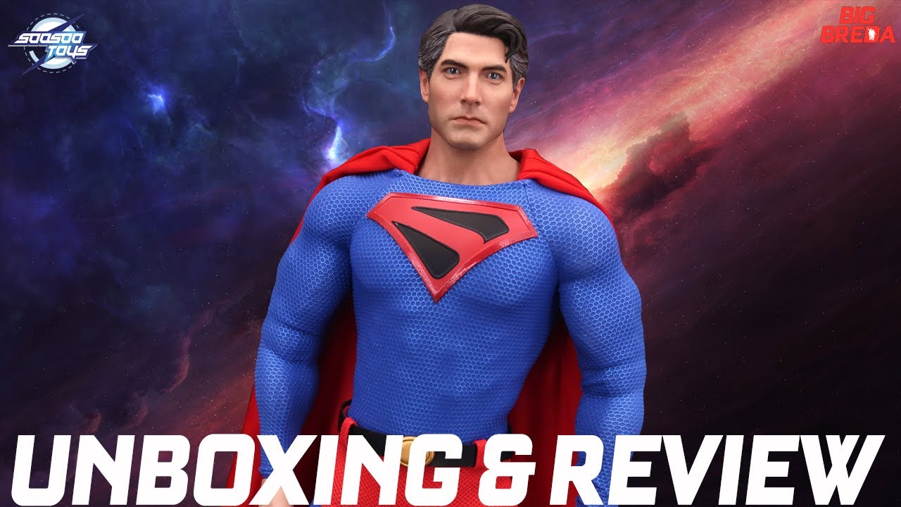 Superman Returns! Brandon Routh 1/6 Figure by Soosoo Toys Unboxing!
